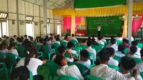 ဇီးကုန်းမြို့နယ်၊ အခြေခံပညာအထက်တန်းကျောင်း အ ထ က ဇီးကုန်း ၌ ကျပန်းစကားပြောပြိုင်ပွဲကျင်းပ