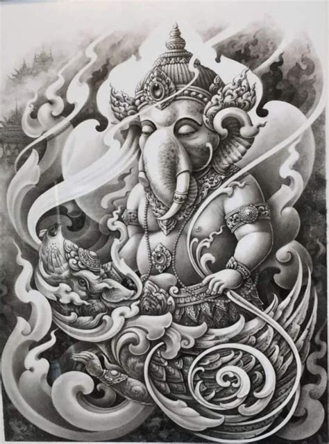 Elephant Tattoo Design