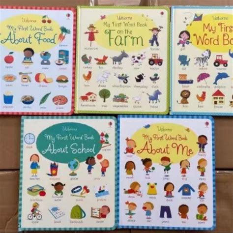 พร้อมส่ง Usborne My First Word Book 5 แบบ หนังสือภาษาอังกฤษ Englishbook
