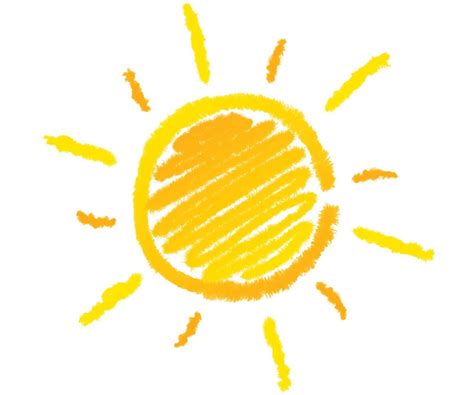 Солнце рисунок для детей 78 фото