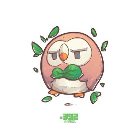 Rowlet From Pokemon Sun Moon Jr Pencil On Artstation At Https Artstation Com Artwork