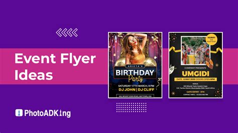 40 creative event flyer ideas and examples