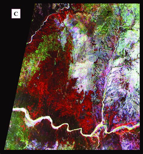 A Multi Temporal Color Composite For Area C See Fig 4 This Area Is Download Scientific