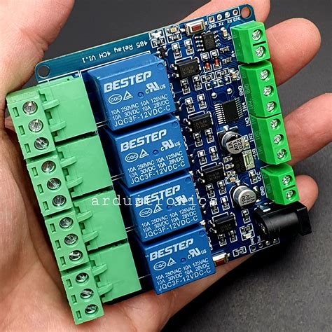 Modbus RTU Channel Relay Module RS TTL V Arduino Raspberry Pi NodeMCU IoT