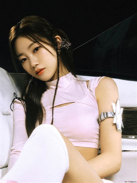 Le Sserafims Kazuha In Perfect Night Mv Shoot 4k Wallpaper Download