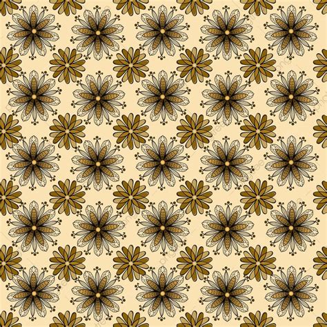 Floral Batik Texture Background