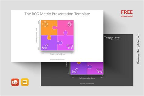 Free BCG Matrix Presentation Template Free Presentation Template For Google Slides And