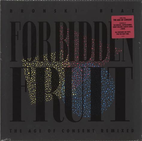Bronski Beat Forbidden Fruit The Age Of Consent Remixed Sealed Uk
