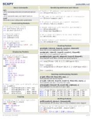 Scapy SCAPY Packetlife Net Basic Commands Specifying Addresses And Values Ls List All