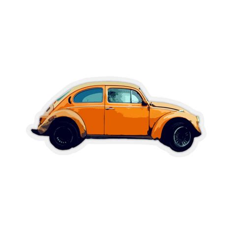 Vw Bug Sticker Orange Avocados