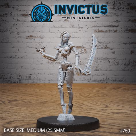 Killer Bot Girl Haven 3d Prints