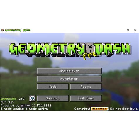 Minecraft Menu