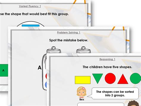 Year 1 Maths Sort 2d Shapes Lesson Autumn Block 3 By Classroom