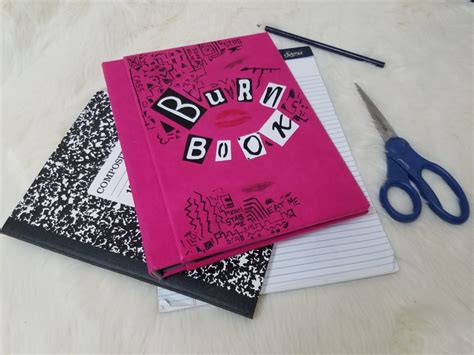 Burn Book Blank Sketchbook Inspired By Mean Girls Geekify Inc