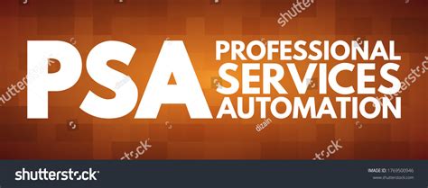 PSA Professional Services Automation Software Royalty Free Stock Vector 1769500946 Avopix Com