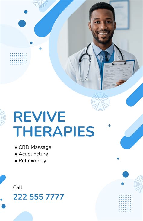 Free Creative Clinic Services Poster Template To Edit Online