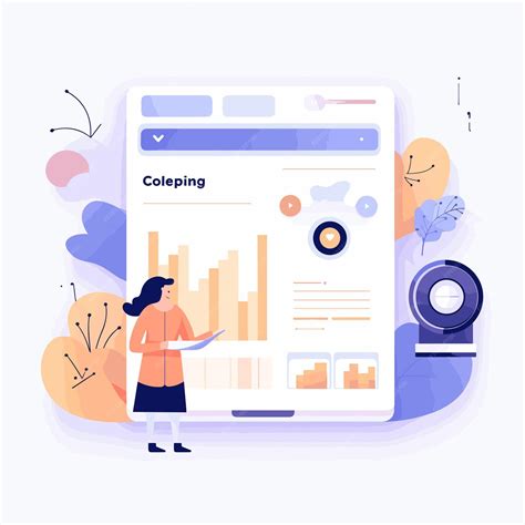 Premium Vector Analytics Dashboard User Interface