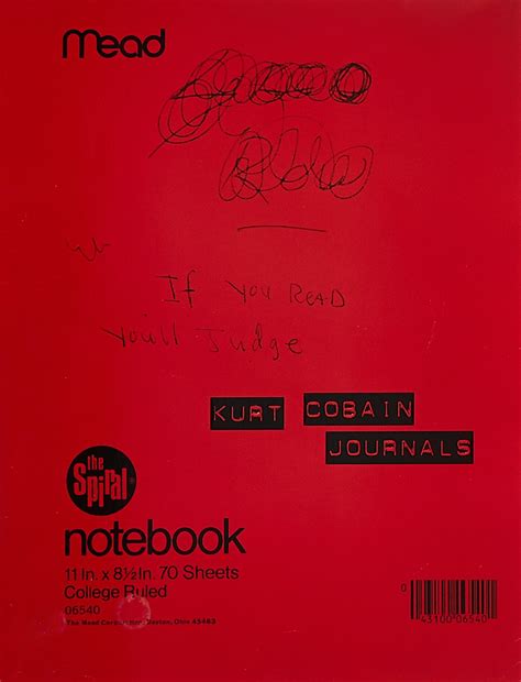Kurt Cobains Journals The Writer Behind The Rock Star Npr