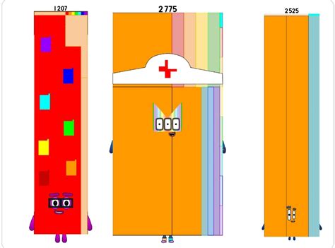 Numberblocks 1207 2525 2775 By Jeanpaulfelix On Deviantart