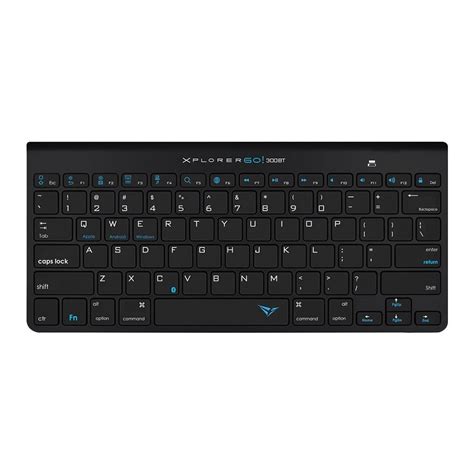 Order Alcatroz Xplorer GO BT Ultra Slim Portable Wireless Keyboard Metallic Black Online At