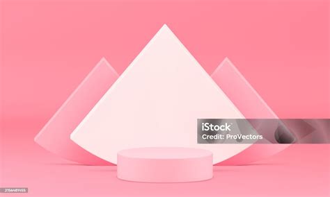 3d 핑크 연단 받침대 상업 쇼룸 제품 쇼 현실적인 벡터 일러스트 레이 션 0명에 대한 스톡 벡터 아트 및 기타 이미지 0명