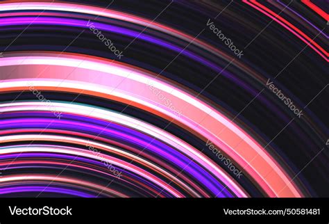Colorful Abstract Background With Dynamic Curve Vector Image