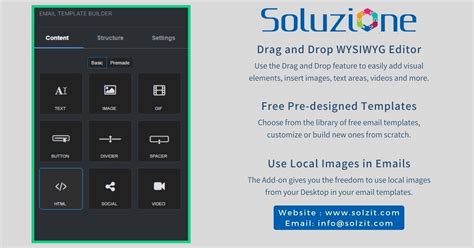 Drag And Drop Email Template Builder For Microsoft Dynamics 365