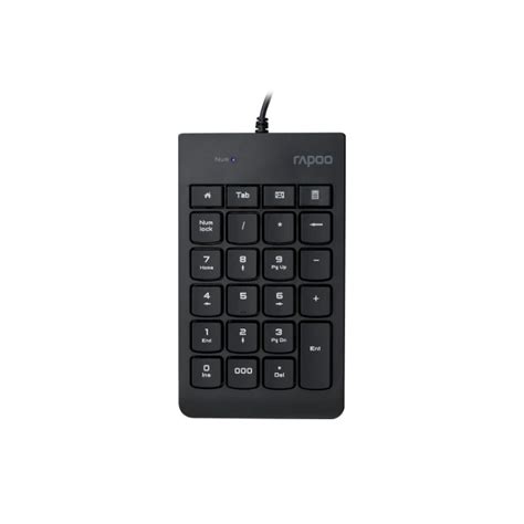 [kb K10 Bk] Rapoo Numeric Keyboard K10 Wired Keyboard คีย์บอร์ดตัวเลข Pcland