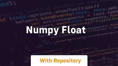 Numpy Float Youtube