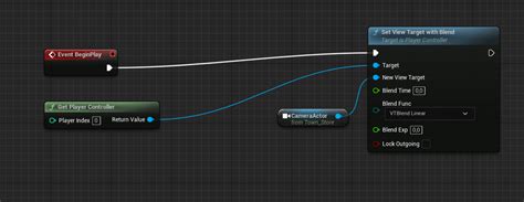 Cannot Move Player After Set View Target With Blend R Unrealengine