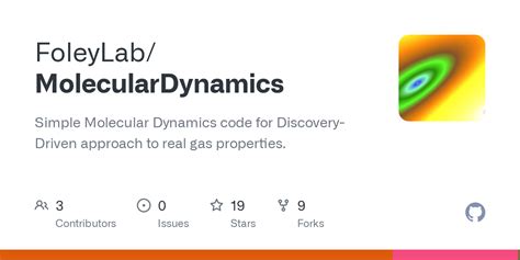Github Foleylabmoleculardynamics Simple Molecular Dynamics Code For