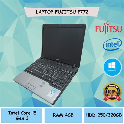 Jual Laptop Fujitsu P772 CORE I5 Gen 3 Ram 4GB HDD 250 320GB Bekas Mulus Shopee Indonesia