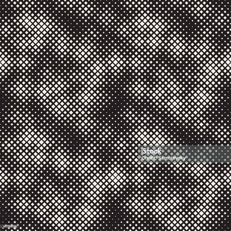 현대적인 세련 된 하프톤 텍스처입니다 임의의 크기 사각형으로 끝 없는 추상적인 배경 벡터 원활한 혼란 모자이크 패턴입니다 바둑판에 대한 스톡 벡터 아트 및 기타 이미지
