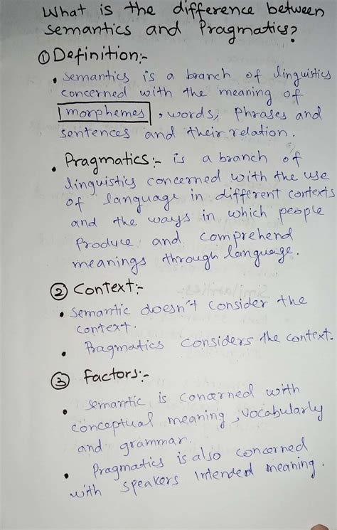 What Is The Difference Between Semantics And Pragmatics Similarities Between Semantics All