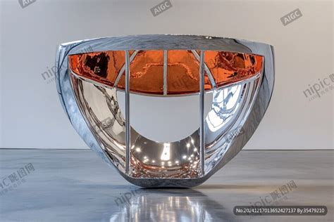 Ai创作图异型金属茶几 蛋形服务台 玻璃球形顶 球形玻璃顶 钢铁造型艺术设计 科幻感装饰装修 钢铁的几何美 金属玻璃灯饰 3d膨胀风灯具 科技元素水晶玻璃 拼色玻璃灯 彩色玻璃灯罩 铝合金半球