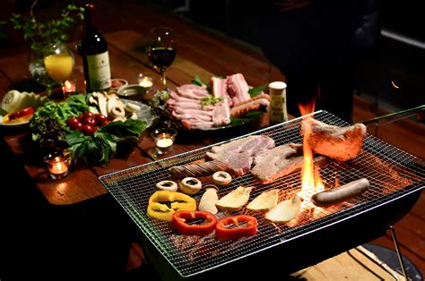 몽산포 파도소리 펜션 바베큐 안내