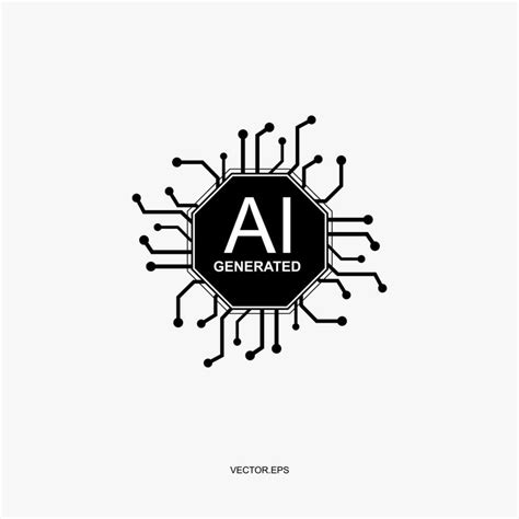 A Logo For Ai Generated 28894524 Vector Art At Vecteezy