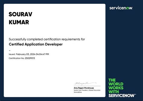 Servicenowcertification Servicenowcommunity Servicenow Servicenowdeveloper Sourav Kumar