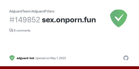 Sexonpornfun · Issue 149852 · Adguardteamadguardfilters · Github