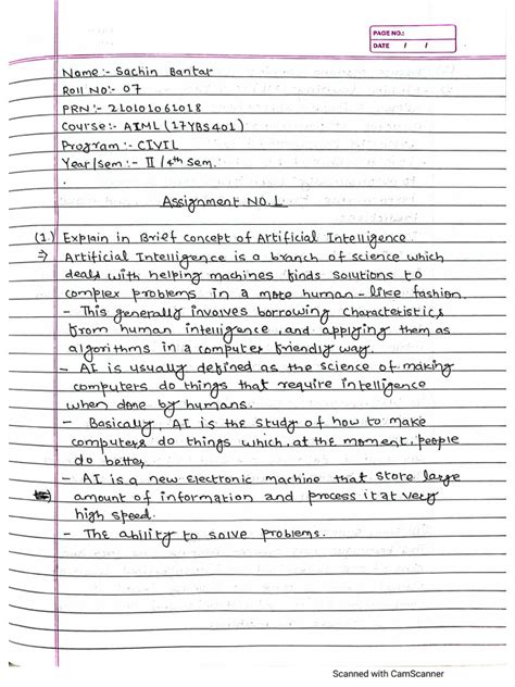 A 07 Sachin Aiml Assignment 1 Pdf
