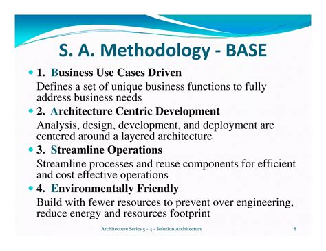 Architecture Series 5 4 Solution Architecture Draft Ppt