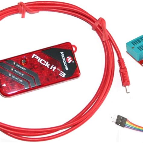 Pickit 3 Programmer Pic Microcontroller Adapter Original Microchip