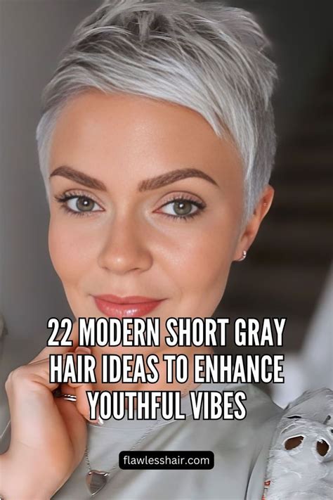 22 Edgy Short Gray Hair Ideas That Instantly Boost Youthful Vibes