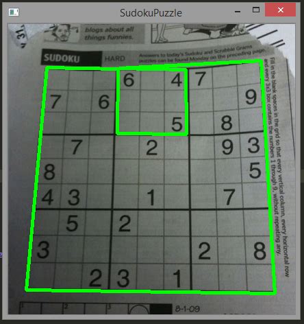 Opencv Extracting Grid From A Sudoku Puzzle In Python Stack Overflow