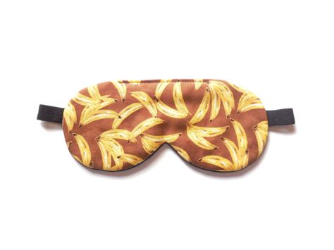 Sleeping Eye Cover Banana Print Usa Made Languor