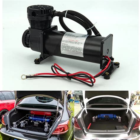 자동차 에어 서스펜션 컴프레서 펌프 범용 Dc 12v 480c Maxpower 200 Psi 아웃렛 38 또는 14