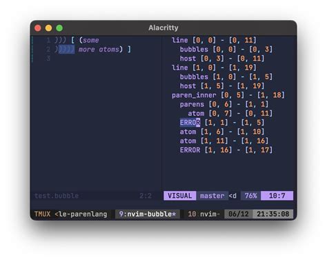 Tree Sitter Injected Language Ranges Sometimes Cross Over The Capture Boundaries When Combined