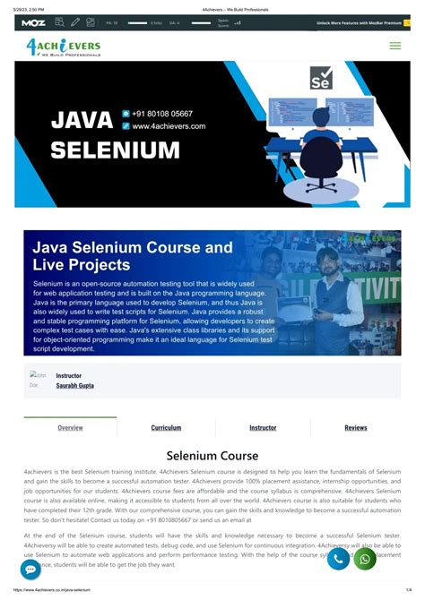 Ppt Java Selenium Course Powerpoint Presentation Free Download Id