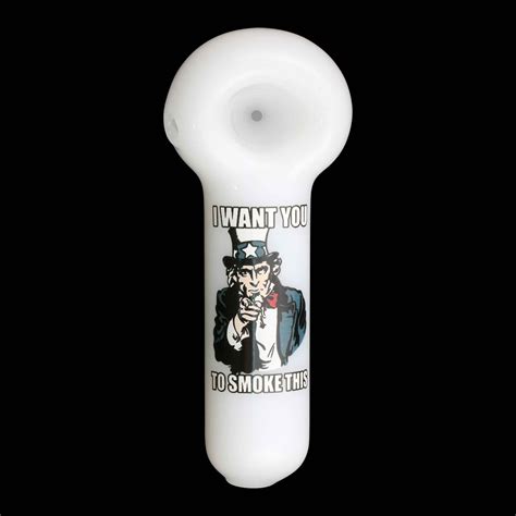 Uncle Sam Glass Pipe Chameleon Glass