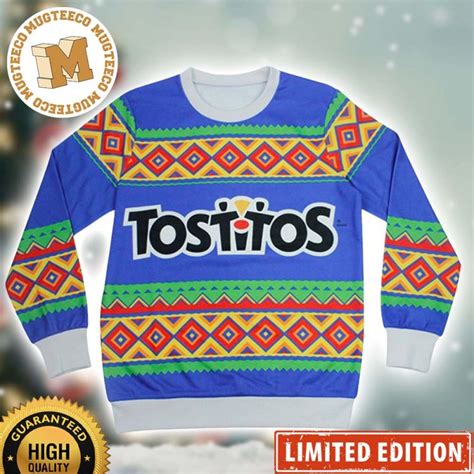 Frito Lay Tostitos Snack Knitted Ugly Christmas Sweater Mugteeco